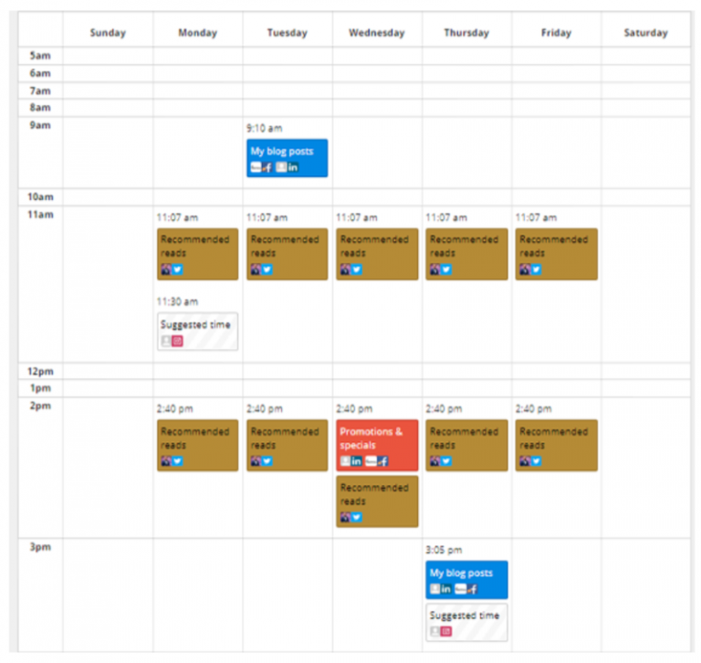 How to create a social media posting schedule for your business